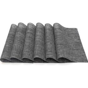 Heat Resistant Washable PVC Placemats Table Mats - 45x30cm - 6 Piece ...