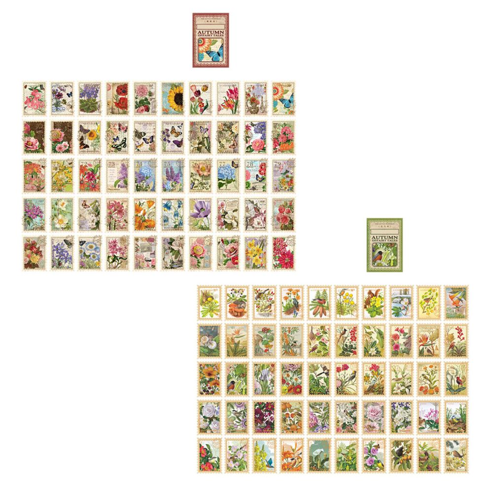 Craft Scrapbooking Stamp Stickers Vintage Decals Set of 200 | Shop ...