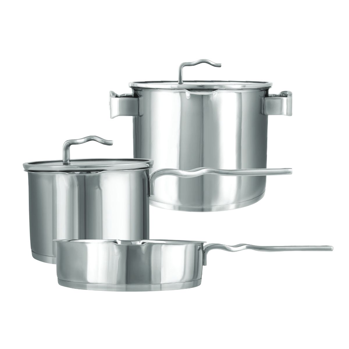 Carrol Boyes Cookware 3 PC Set - Flow | Shop Today. Get it Tomorrow ...