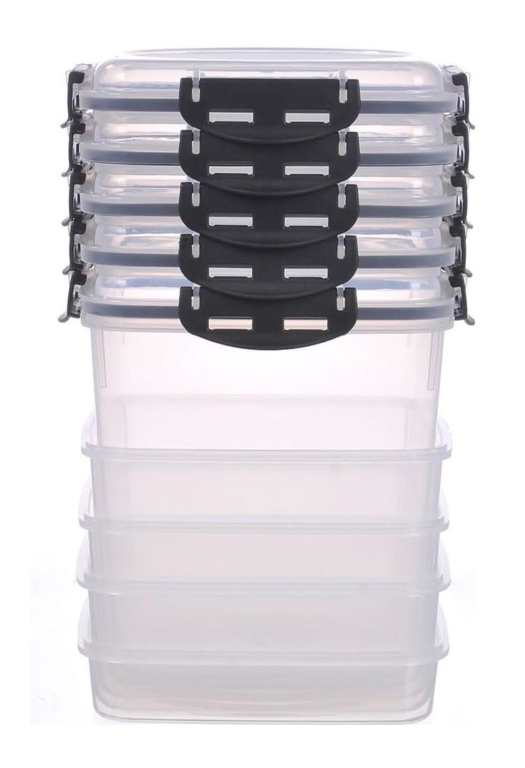 5 Piece Storage Containers with Locking Lids | Shop Today. Get it ...