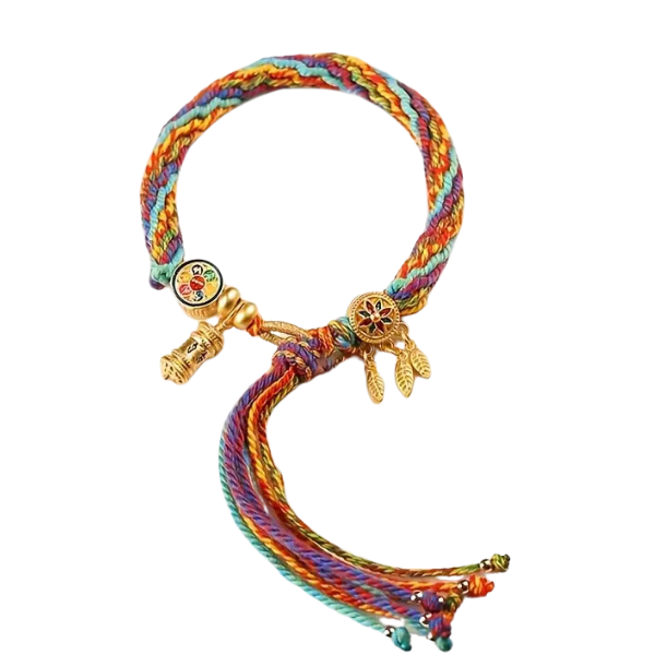 Adjustable Cotton Thread Braided Buddhist Bracelet | Shop Today. Get it ...