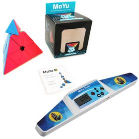 Moyu Pyraminx Pyramid Cube Magic Cube + Speed Cube Timer | Shop Today ...