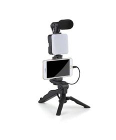 Tripod Video Recording Smartphone Video Log Led Light Video Production ...