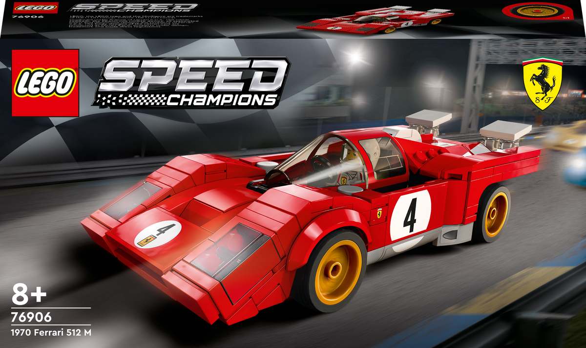 LEGO® Speed Champions 1970 Ferrari 512 M 76906 Building Toy Cars (291 ...