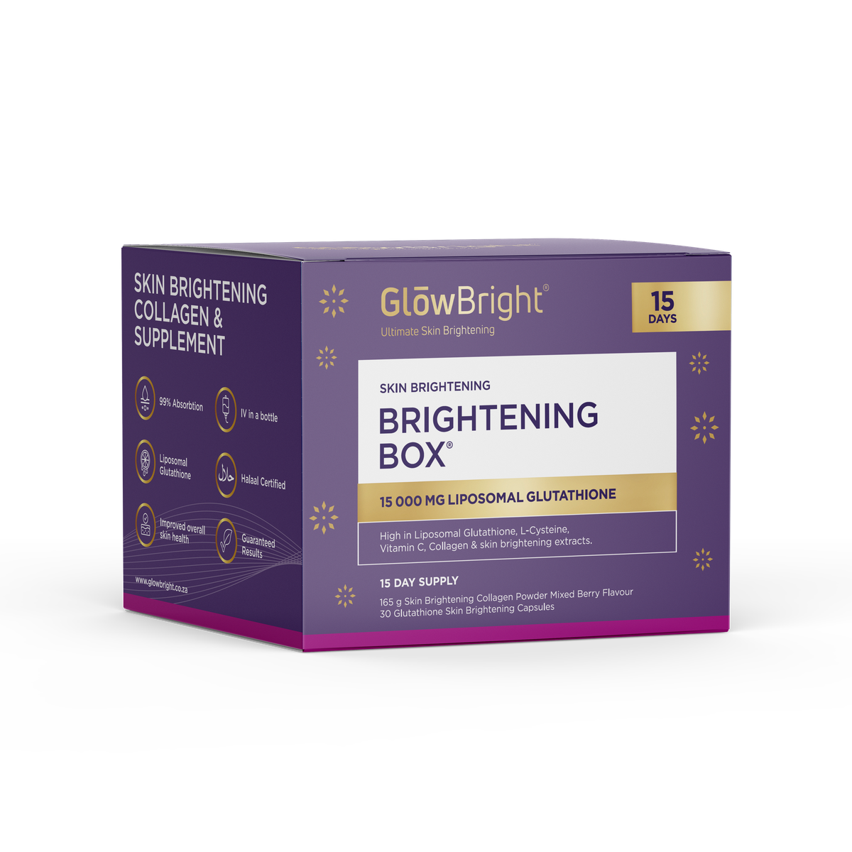 Glow Bright Brightening Box combination 2 week supply - 15000mg glutathione | Shop Today. Get it ...