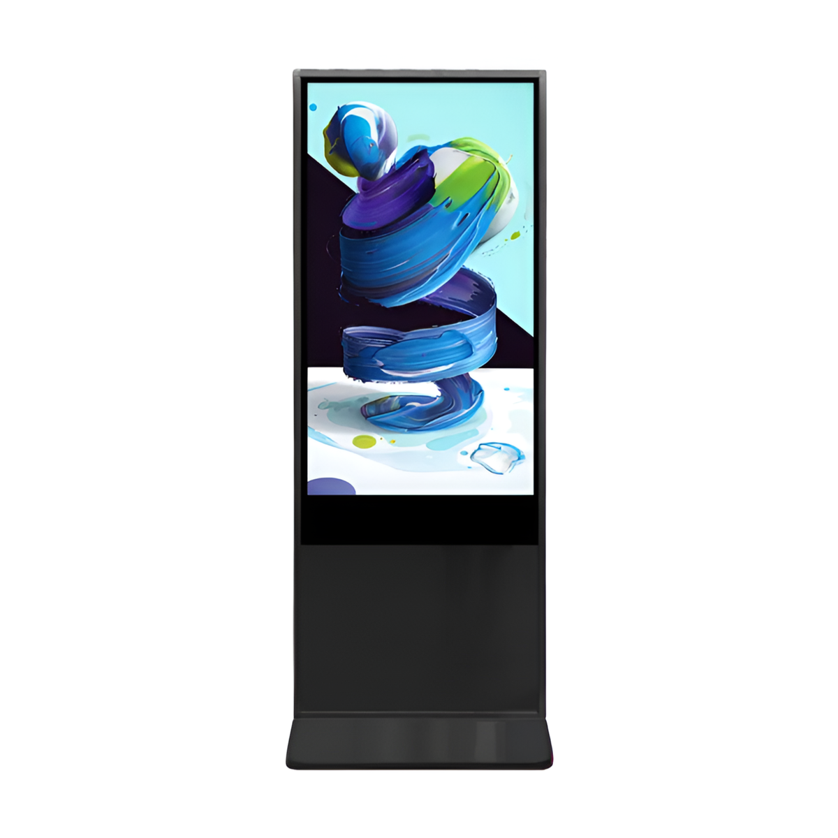 App Controlled 55-Inch Floor Stand Interactive Digital Information ...