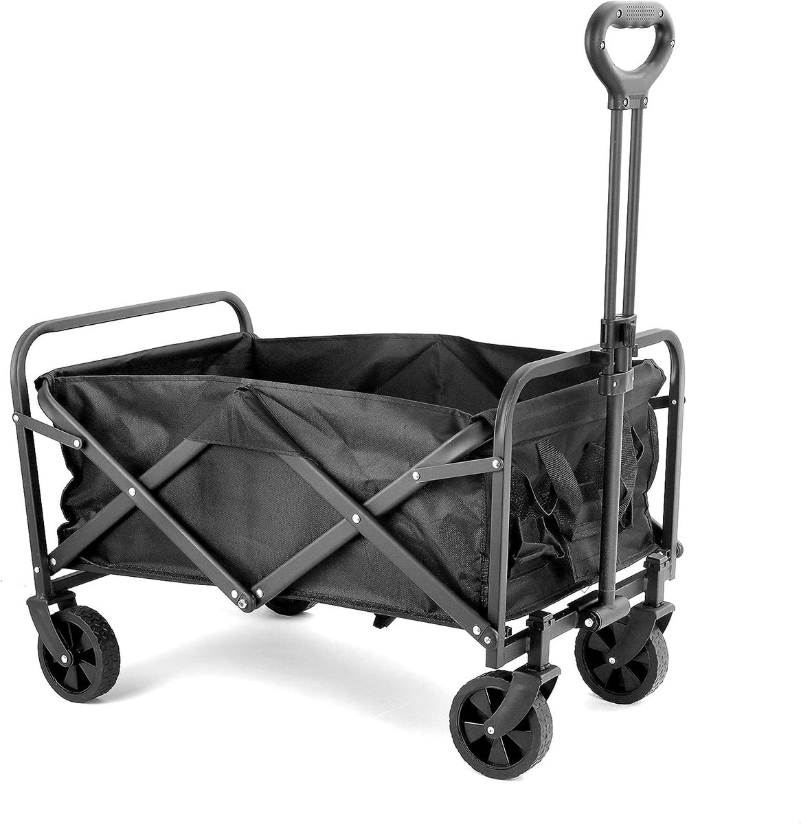 Collapsible Heavy Duty Outdoor Camping Storage Trolley - Black | Shop ...