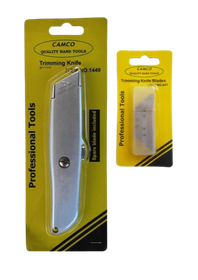 Camco Utility Retractable Trimming Knife (Box Cutter) with 10 Pack ...