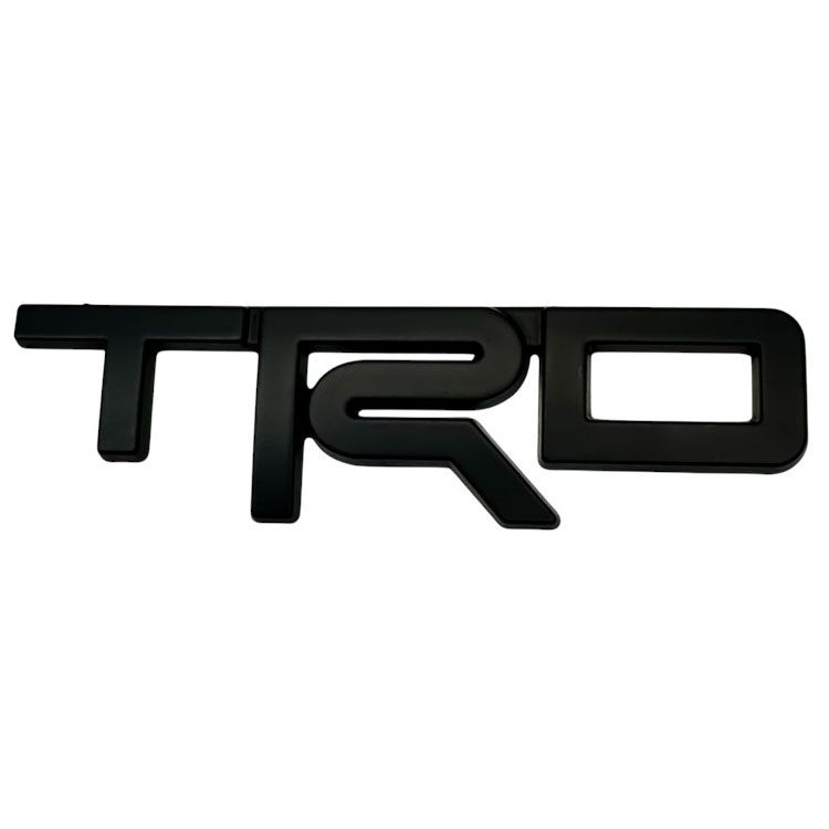 TRD Design Decal Sticker Badge Compatible with Toyota -Matt Black-Size ...