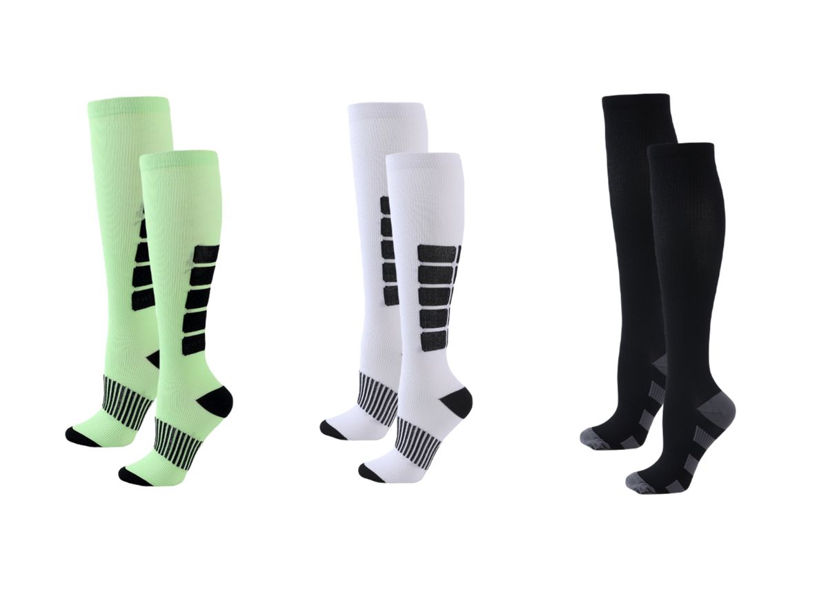 Compression Socks for Women and Men Long Pairs - Pack of 3 | Shop Today ...