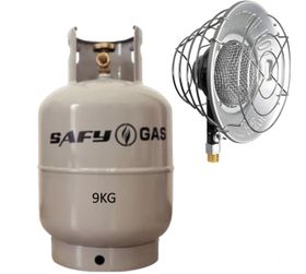 Portable Infrared Gas Heater Top & 9kg Cylinder Set | Shop Today. Get ...