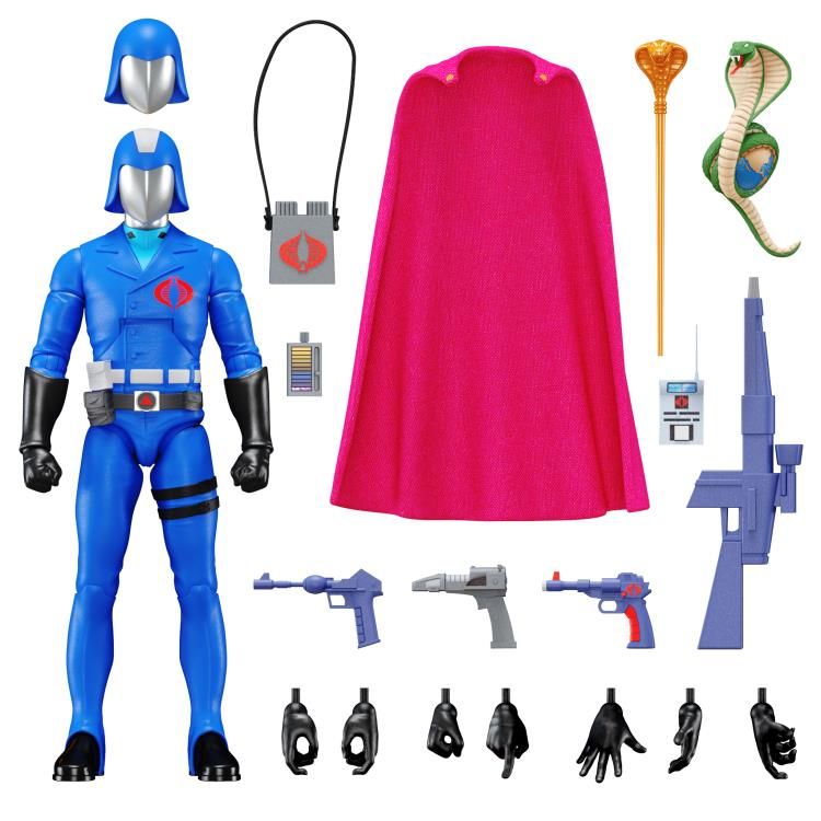 GI Joe Ultimates Real American Hero Cobra Commander Figure | Shop Today ...