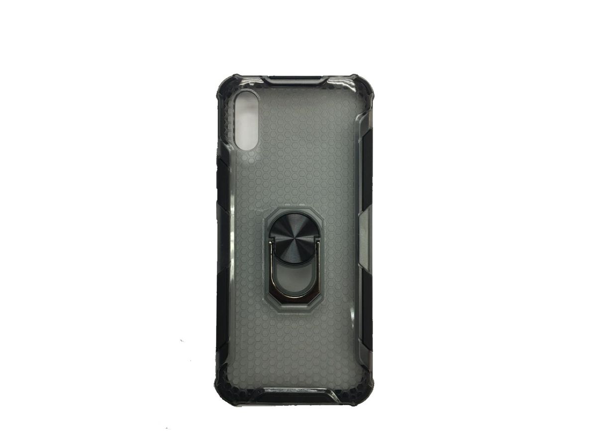 Honeycomb Shockproof Back Cover with Ring Holder for Xiaomi Redmi 9A ...