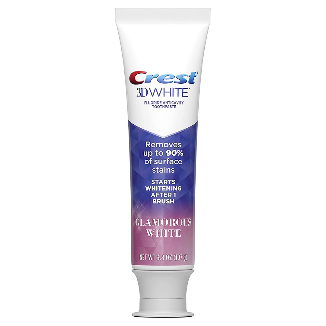 Crest 3D White, Whitening Toothpaste Glamorous White (1Pack) | Shop ...