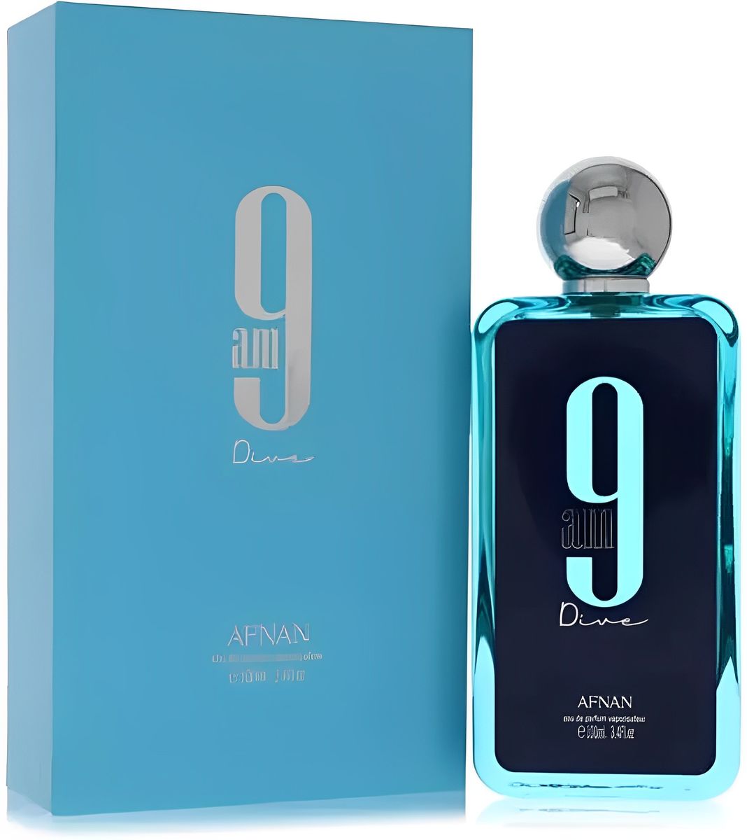 Afnan 9Am Dive Edp For Unisex 100ml-Blue | Shop Today. Get it Tomorrow ...