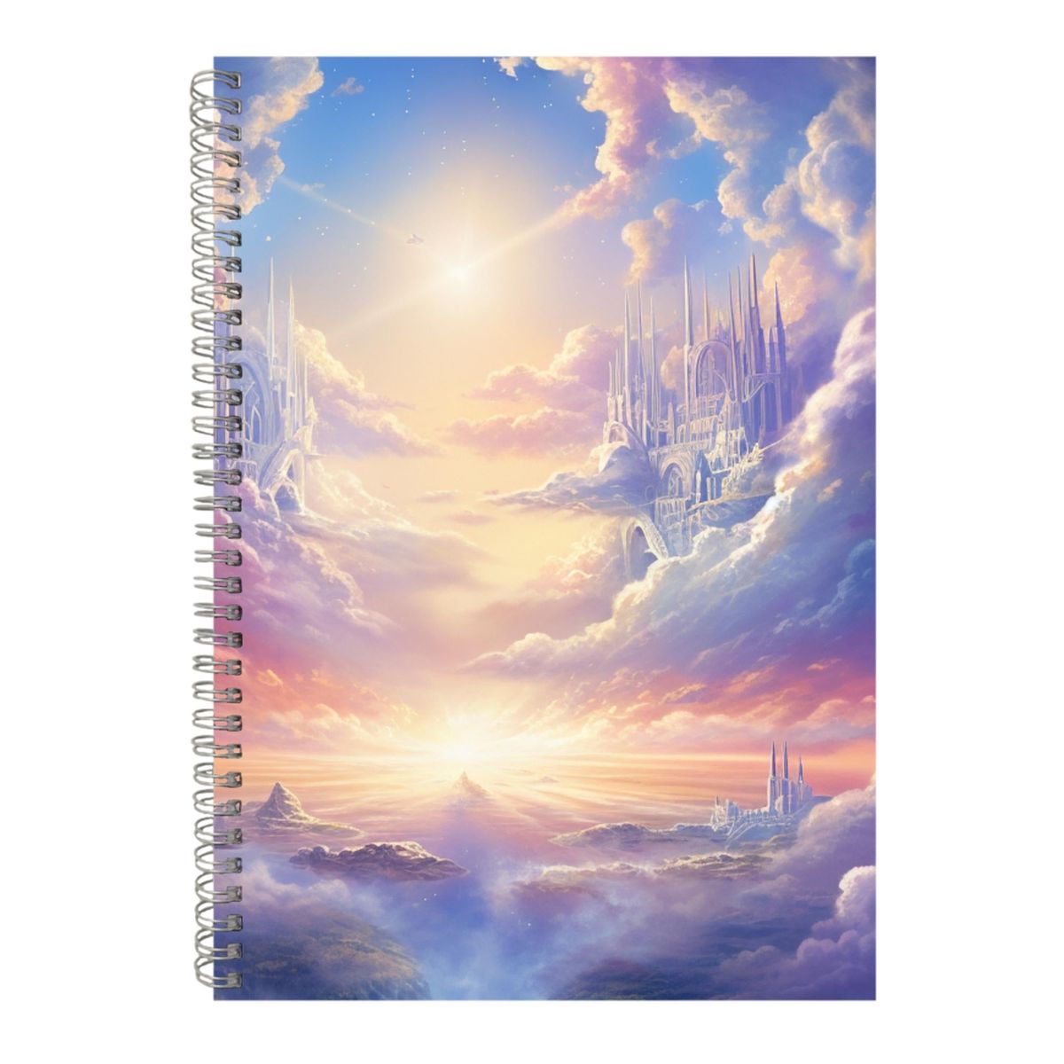 Cloud Castle A4 Notebook Spiral Lined Fantasy Books Graphic Notepad ...