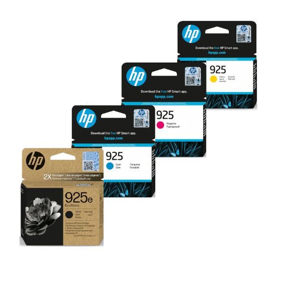 HP 925e BK & 925 C/M/Y Ink Cartridge Combo | Shop Today. Get it Tomorrow! | takealot.com