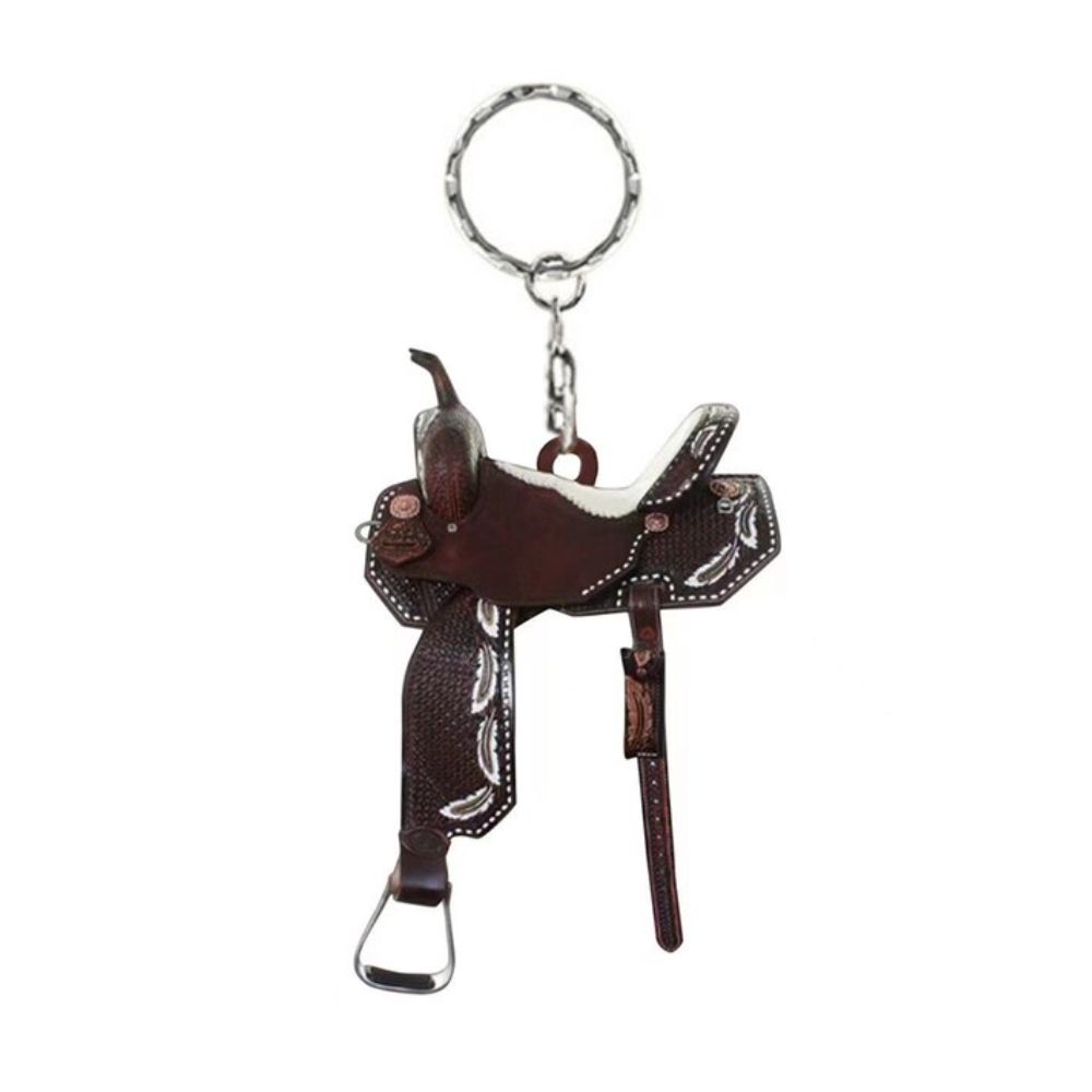 Gift Multifunctional Western Style Horse Riding Cowboy Saddle Keyring 4 ...