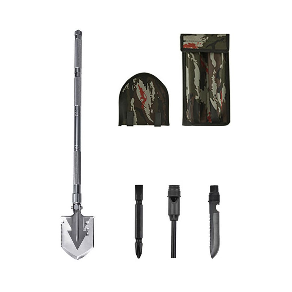 Outdoor Tactical Screw Driver Shovel Survival Shovel Kit Scale Axe ...