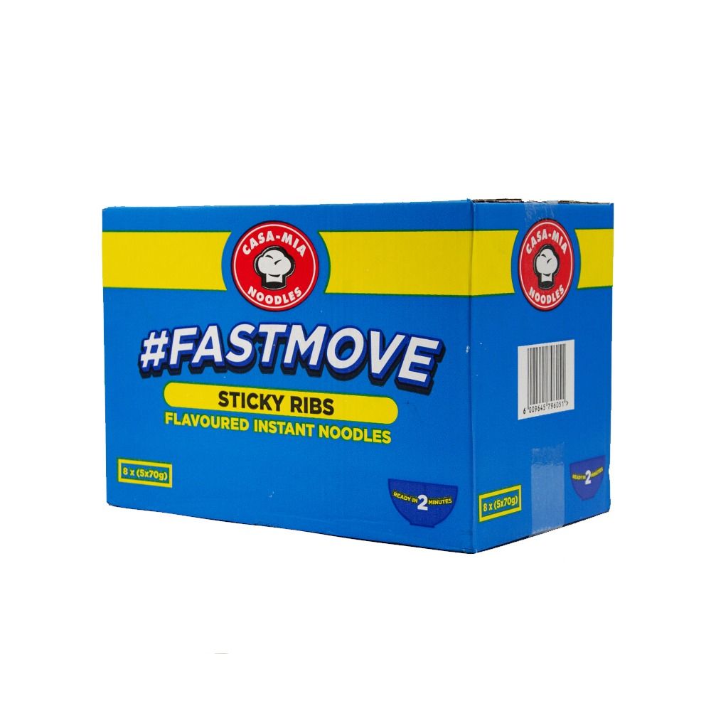 Fastmove 2-Minute Noodles Sticky Rib 40x70g Packs | Shop Today. Get it Tomorrow! | takealot.com