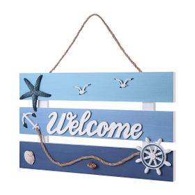 Beach Theme Welcome Wall Decor 3 Plates | Shop Today. Get it Tomorrow ...