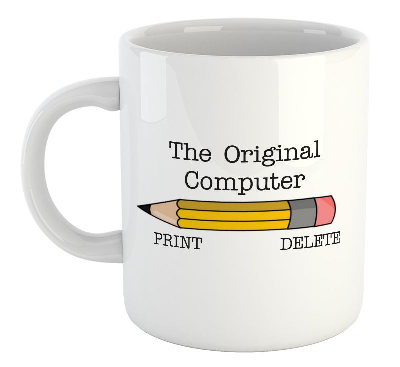 The Original Computer Pencil Coworker Colleague Work Office Gift Mug ...