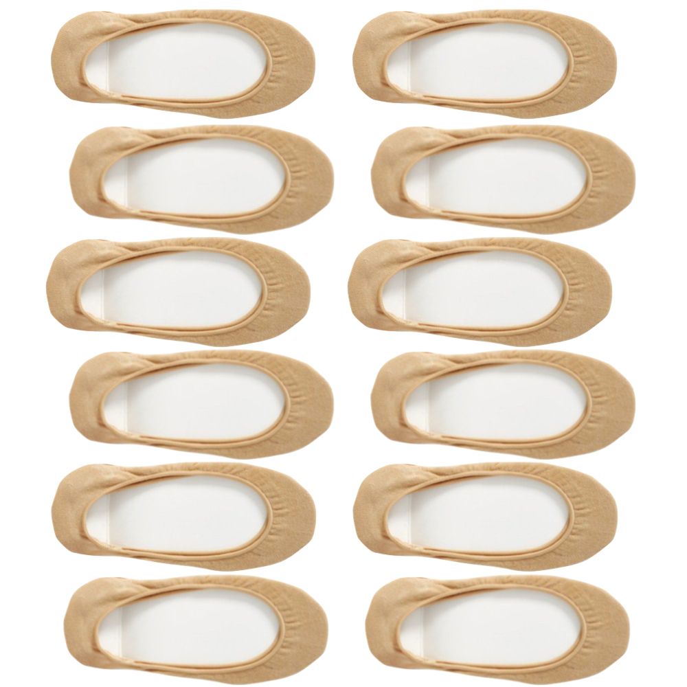 Fashion Hidden No Show Invisible Secret Socks Set of 12 Pairs Jumbo ...