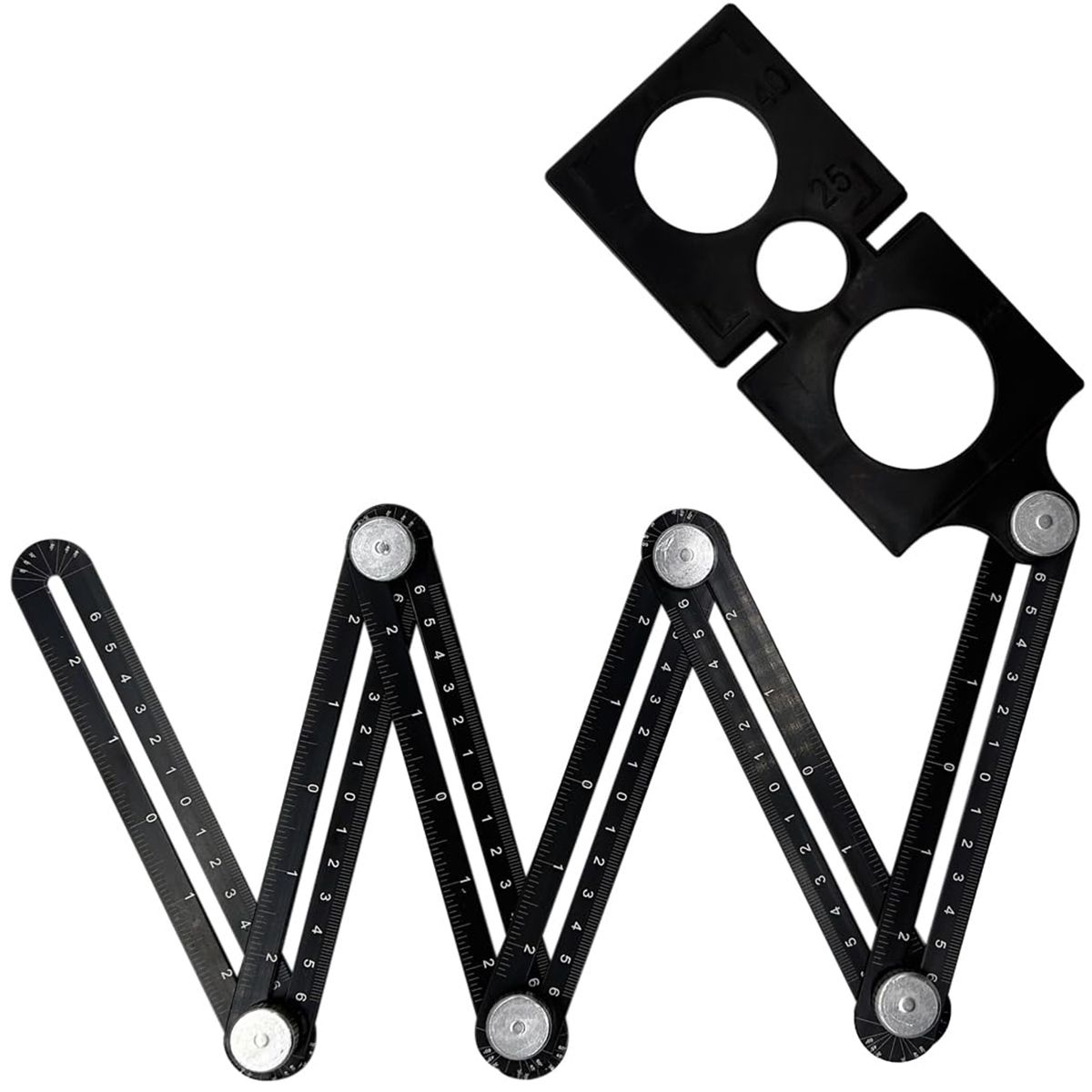 Universal 6-Side Metal Angle Multi Angle Measuring Ruler Aluminum ...