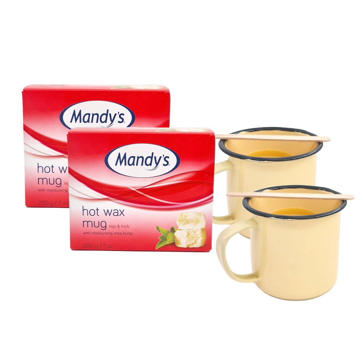 Mandy's Hot Wax Mugs 2 x 200g | Shop Today. Get it Tomorrow! | takealot.com