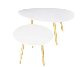 Coffee Table Set Modern Leisure Nesting Tea Table - 2 Pack | Shop Today ...