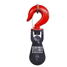 Tool Single Rotating Plate Sided Snatch Block Winch Reel With Hook ...