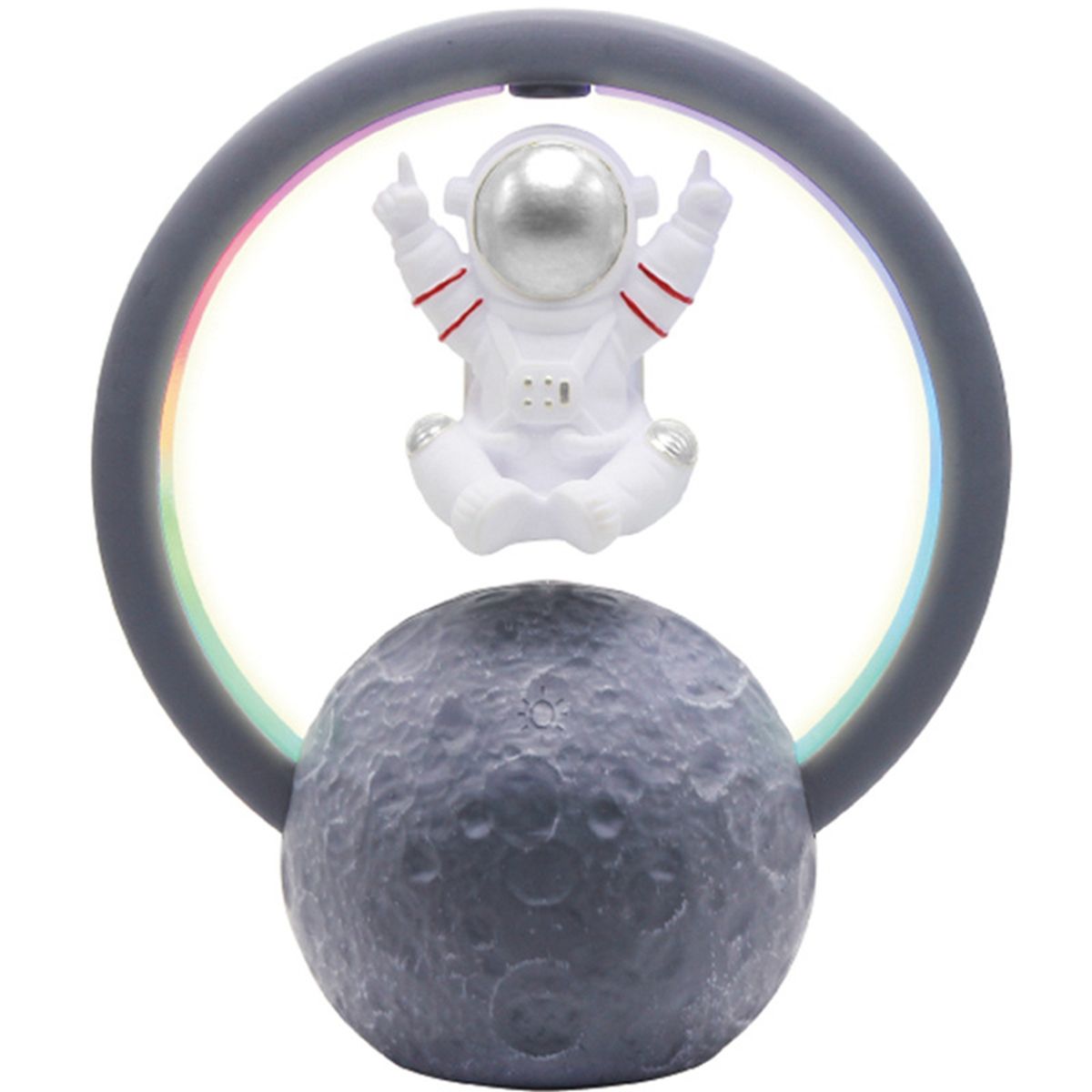 Bluetooth Speaker RGB Light Touch Adjustment 360 Degree Astronaut ...