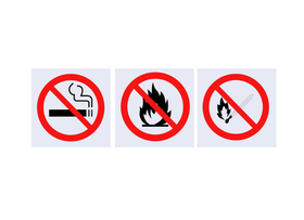 ABS Safety Signs - Fire Control Signs - Pack Of 3 | Shop Today. Get it ...