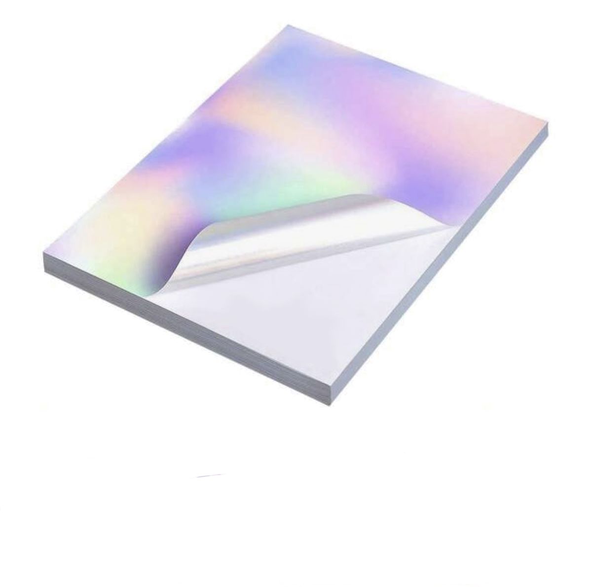 A4 Printable Holographic Sticker Paper Waterproof 10 Sheets | Shop ...