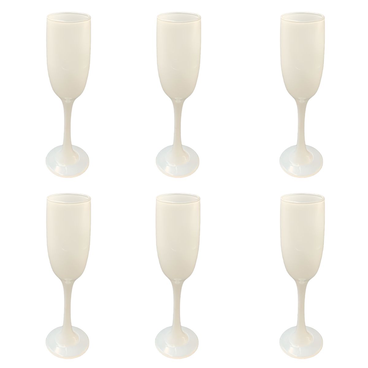 Champagne Glass 180ml 22x5cm Solid Colors 6 Piece | Shop Today. Get it ...