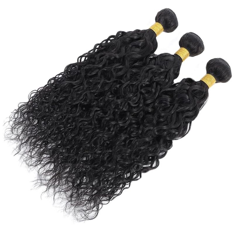 12 inch Water Wave Bundles Human Hair 3 pcs Deal | Shop Today. Get it ...