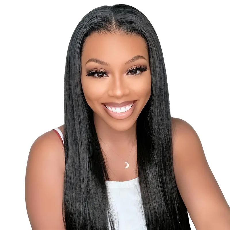 VSP 22In Peruvian Hair Full Frontal Straight Glueless Wig-13x4 Lace ...