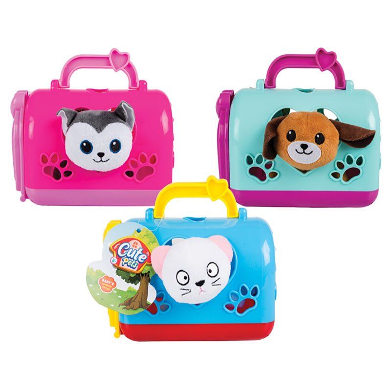 Set of 3 Mini Plush Pet In Carrier | Shop Today. Get it Tomorrow ...