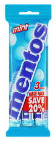 Mentos Candy Rolls Multipack 3s Mint 100g | Shop Today. Get it Tomorrow ...