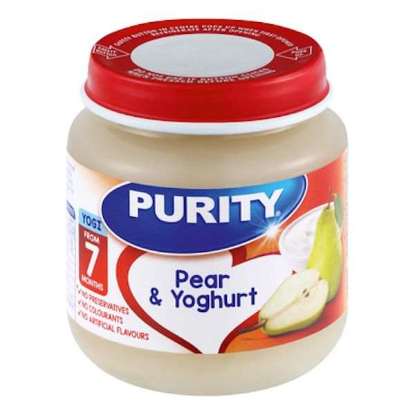 Purity Second Foods - Pears & Yoghurt 6x125ml Pack | Shop Today. Get it ...