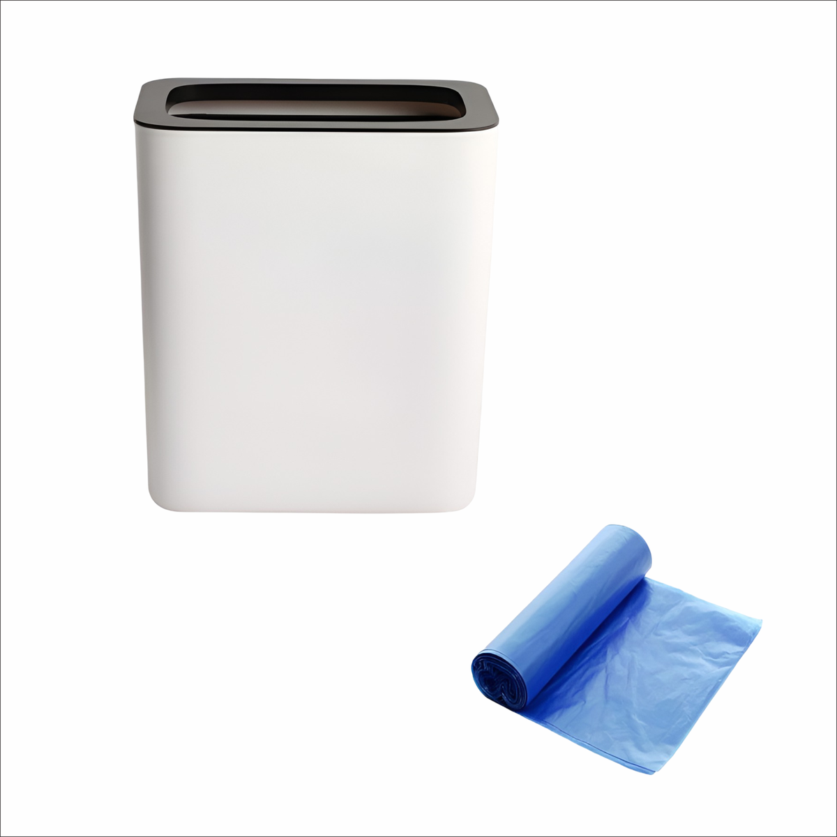 26L Wall-Mounted Bin with 125 Blue She Bin Liners - Space-Saving ...