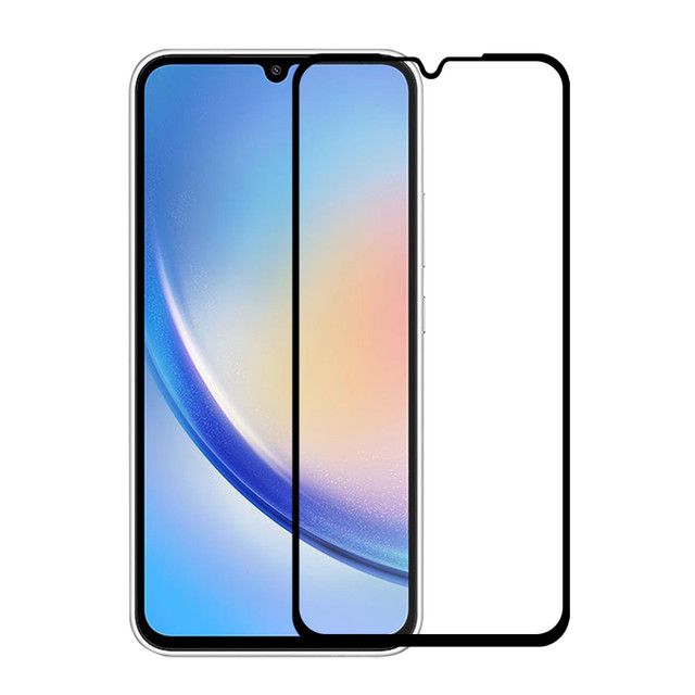 9D Tempered Glass Screen Guard Protector for Samsung Galaxy A34 | Shop ...