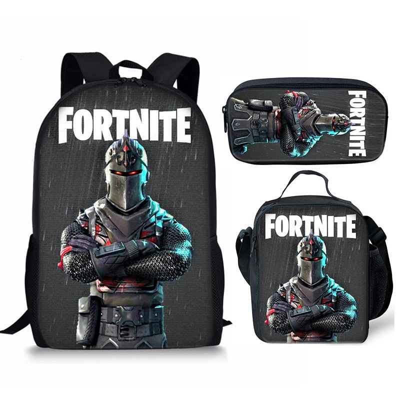 3-Piece Kids School Backpack | Lunch Box | Pencil Case Set Fortnite ...