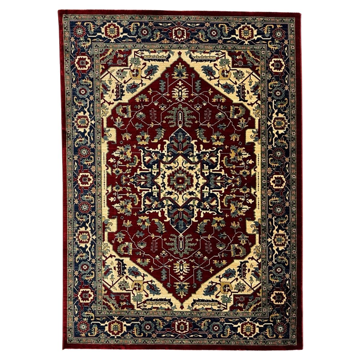 230cm by 160cm - Exclusive Red Persian Floral Rug / Carpet | Shop Today ...