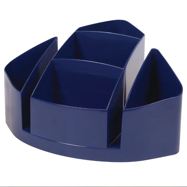 Bantex Desk Tidy Plastic 5 Compartment (Blue) - Pack of 2 | Shop Today ...