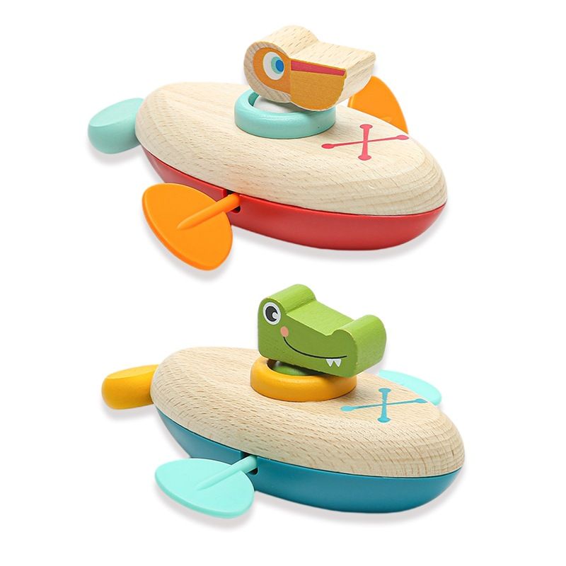iKids Wooden Bath Toy Boat Set | Shop Today. Get it Tomorrow ...