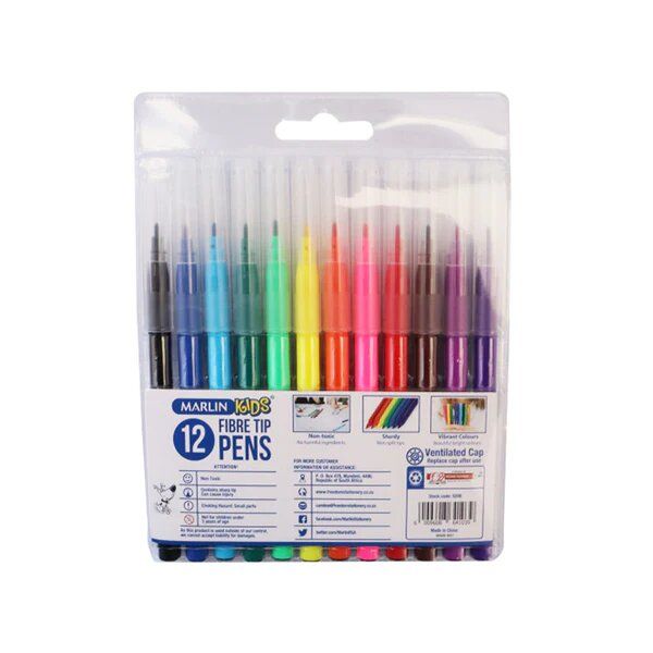 Fibre Tip Pen - 12 Piece Set | Shop Today. Get it Tomorrow! | takealot.com