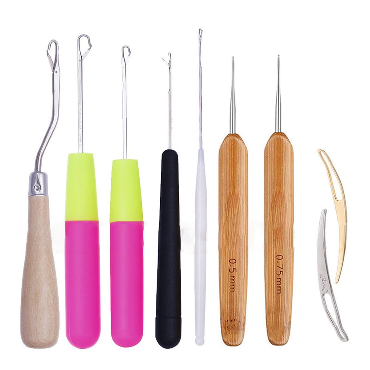 9 Piece Dreadlocks Crochet Hook Tool Set | Shop Today. Get it Tomorrow ...