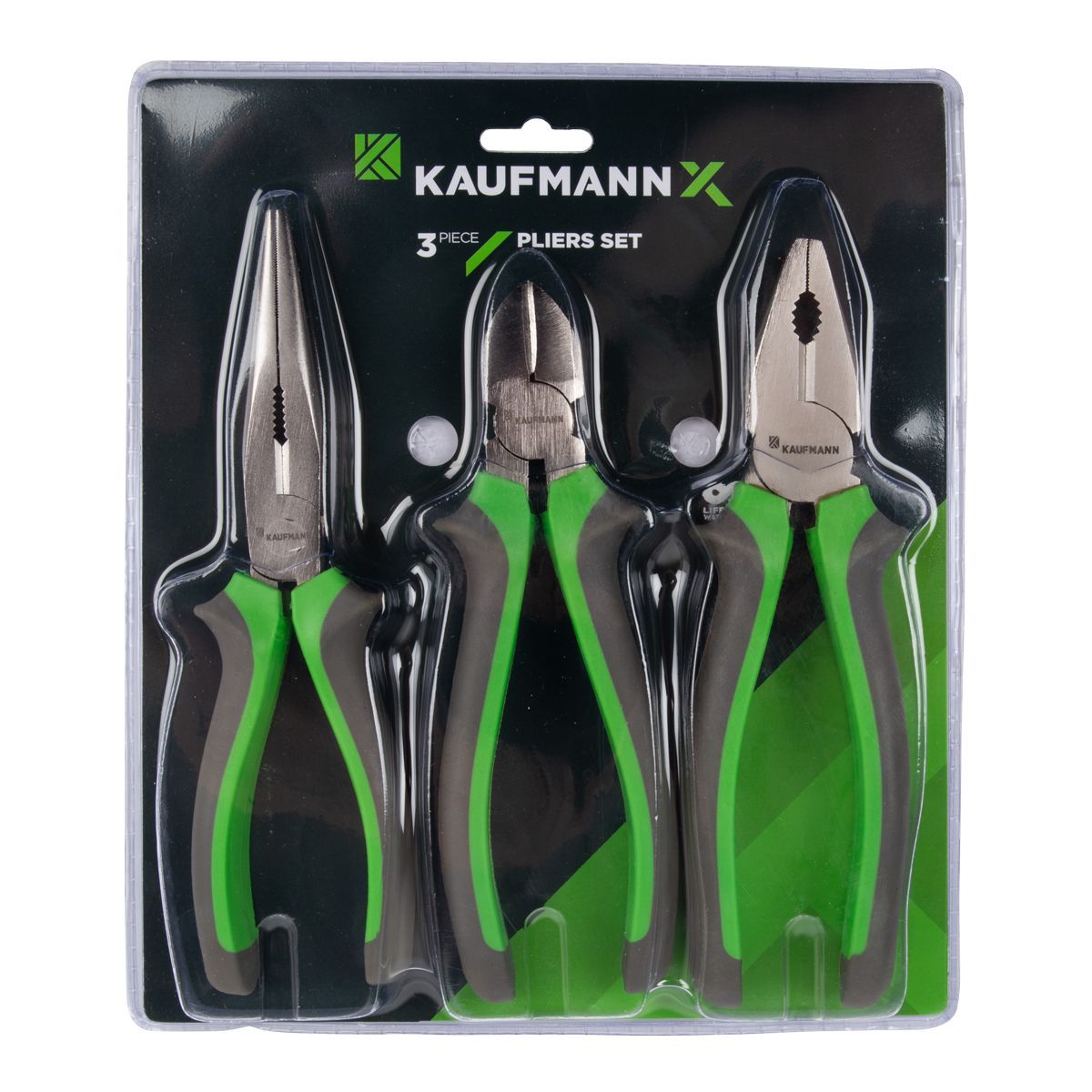Kaufmann X Plier Soft Handle Set - 3 Piece | Shop Today. Get it ...