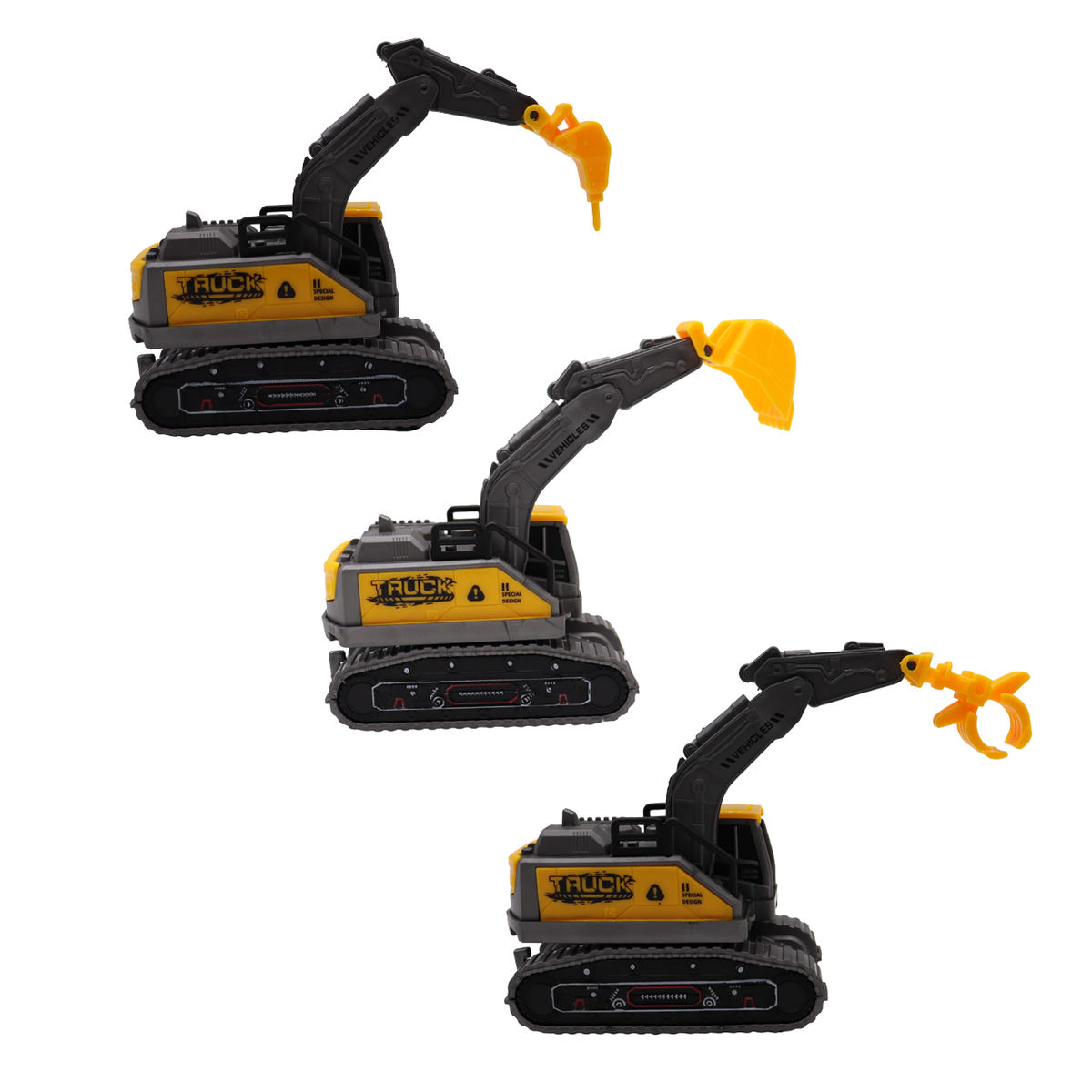 Make Believe Toy Construction Simulator Vehicles Set Of 3 | Shop Today ...